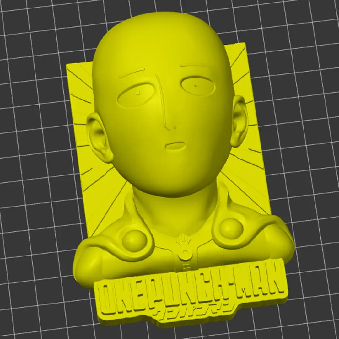 Characters & Creatures STL Download - One Punch Man Saitamaby Gioteya ...