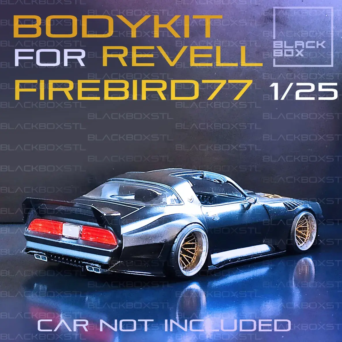 Other STL Download - Bodykit for FIREBIRD 77 Revell modelkit 1-25th ...