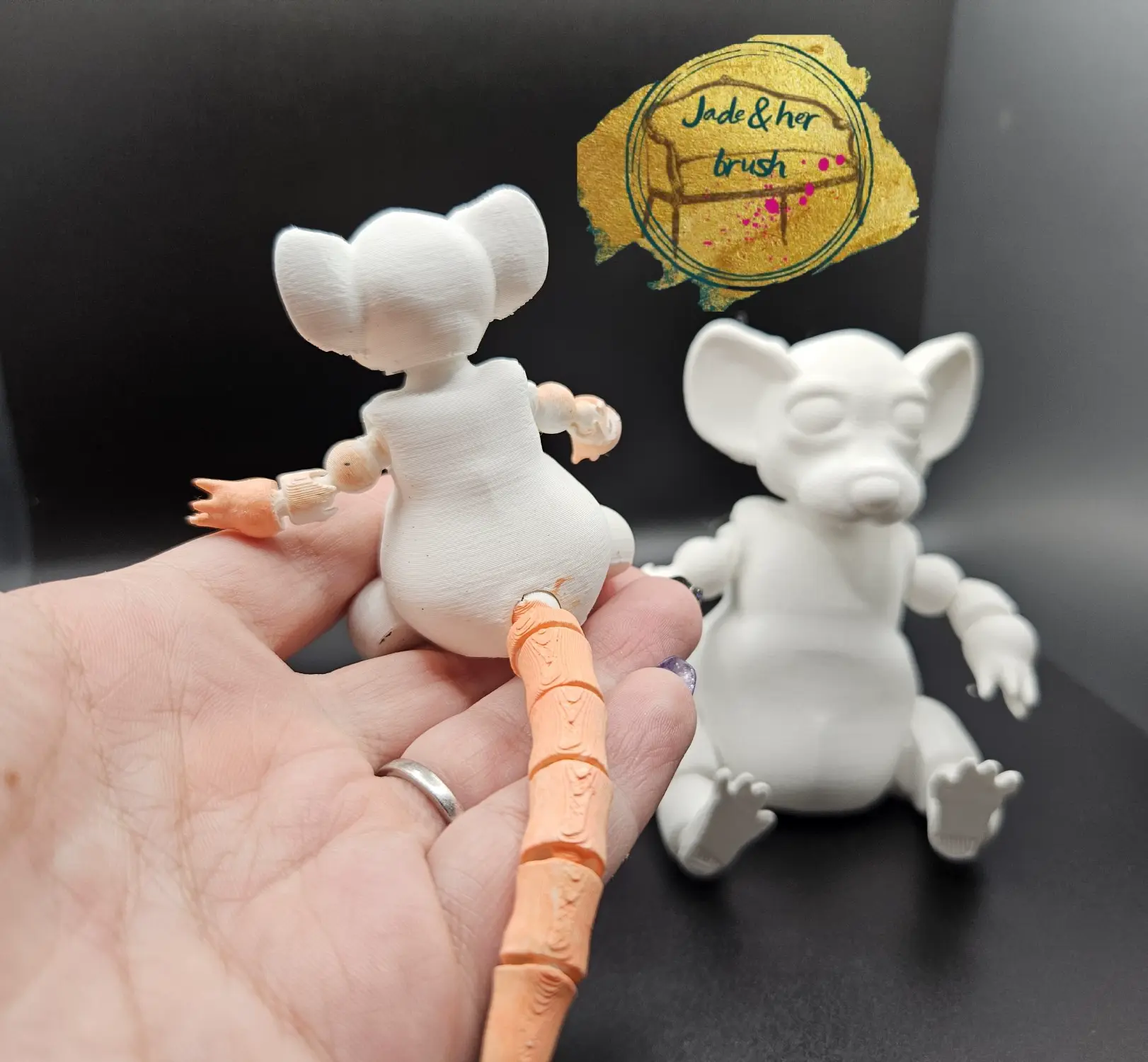 Construction Toys STL Download - Mini flexi pets, Forest the Rat ball ...