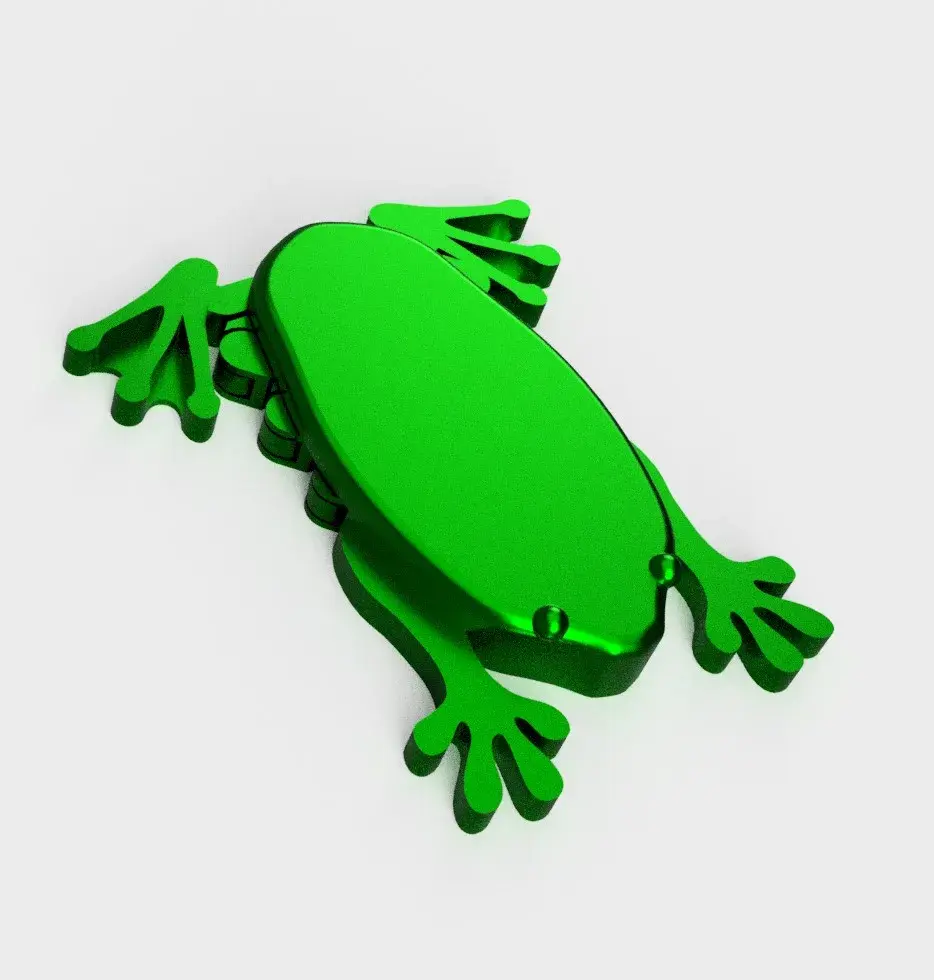 Other STL Download - Frog with moving arms and extending legsby Tom Japan
