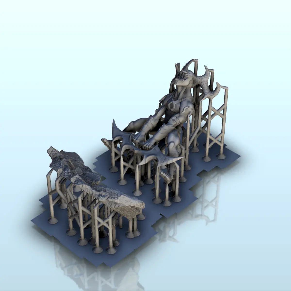 Leyak infernal daemon (+ presupported version) (6) - miniatu | 3D ...