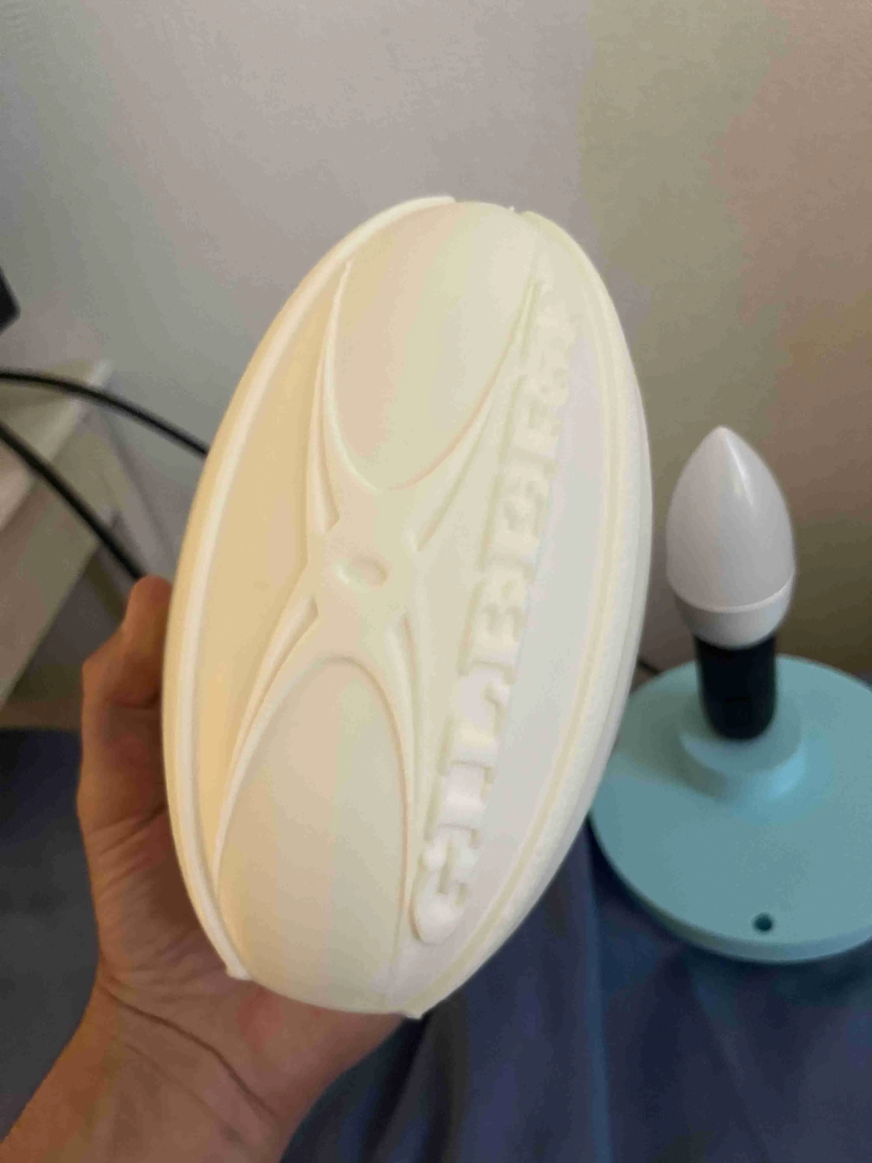 Lighting & Lamps STL Download - Rugby Lamp e14 and logo aviron ...