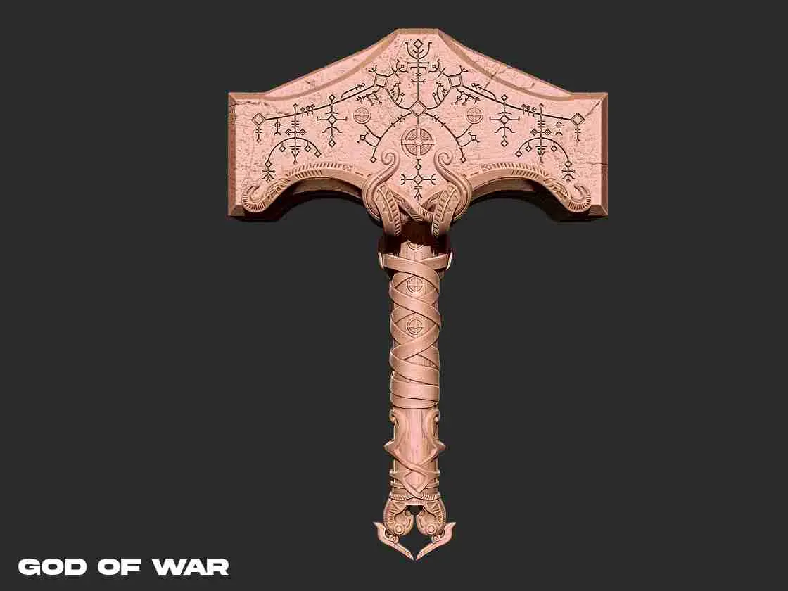 Other STL Download - Mjolnir God of War 3D print modelby Printhub