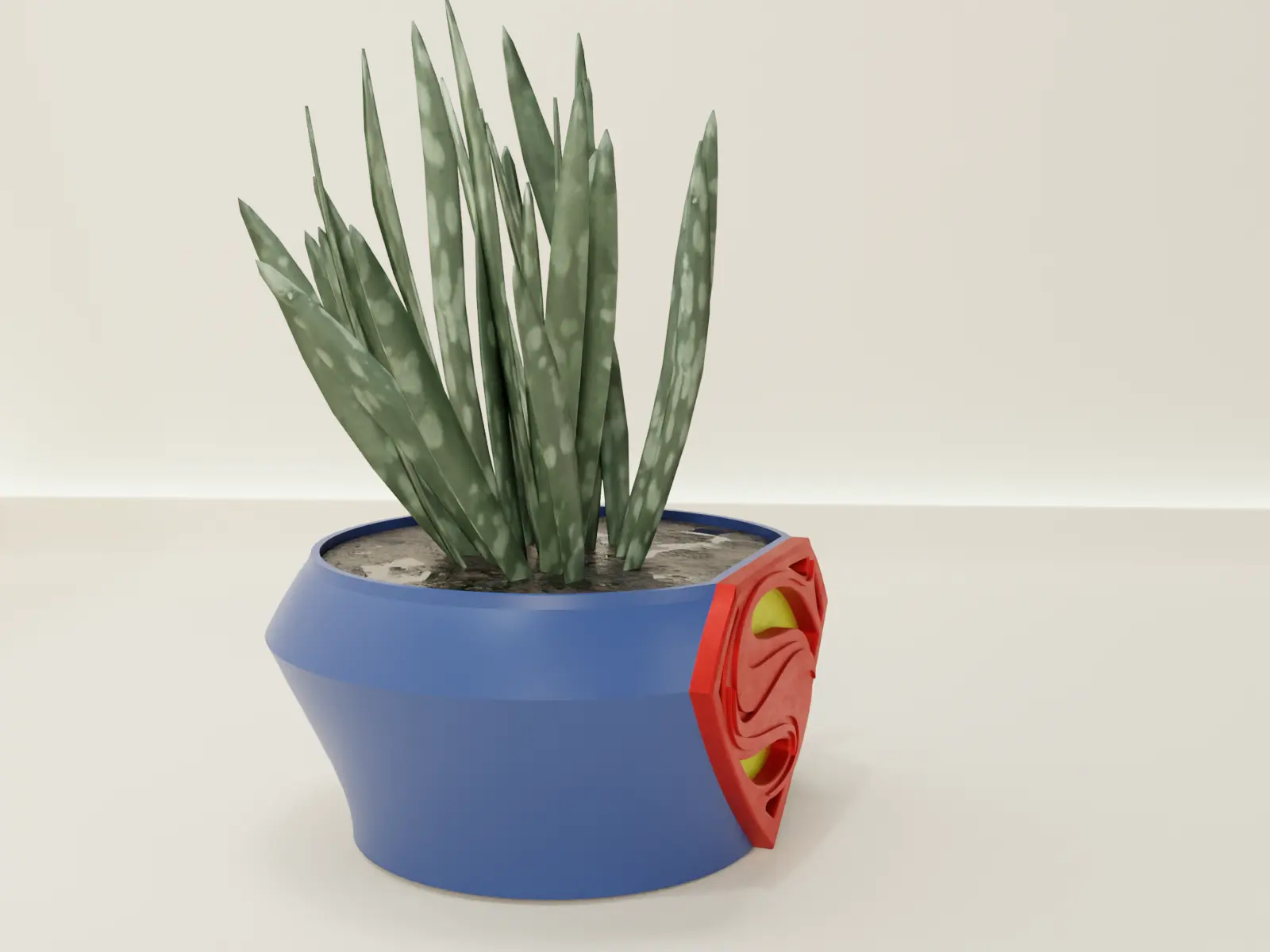Home Decorations & Ornaments STL Download - superman plant pot 69by 3D ...