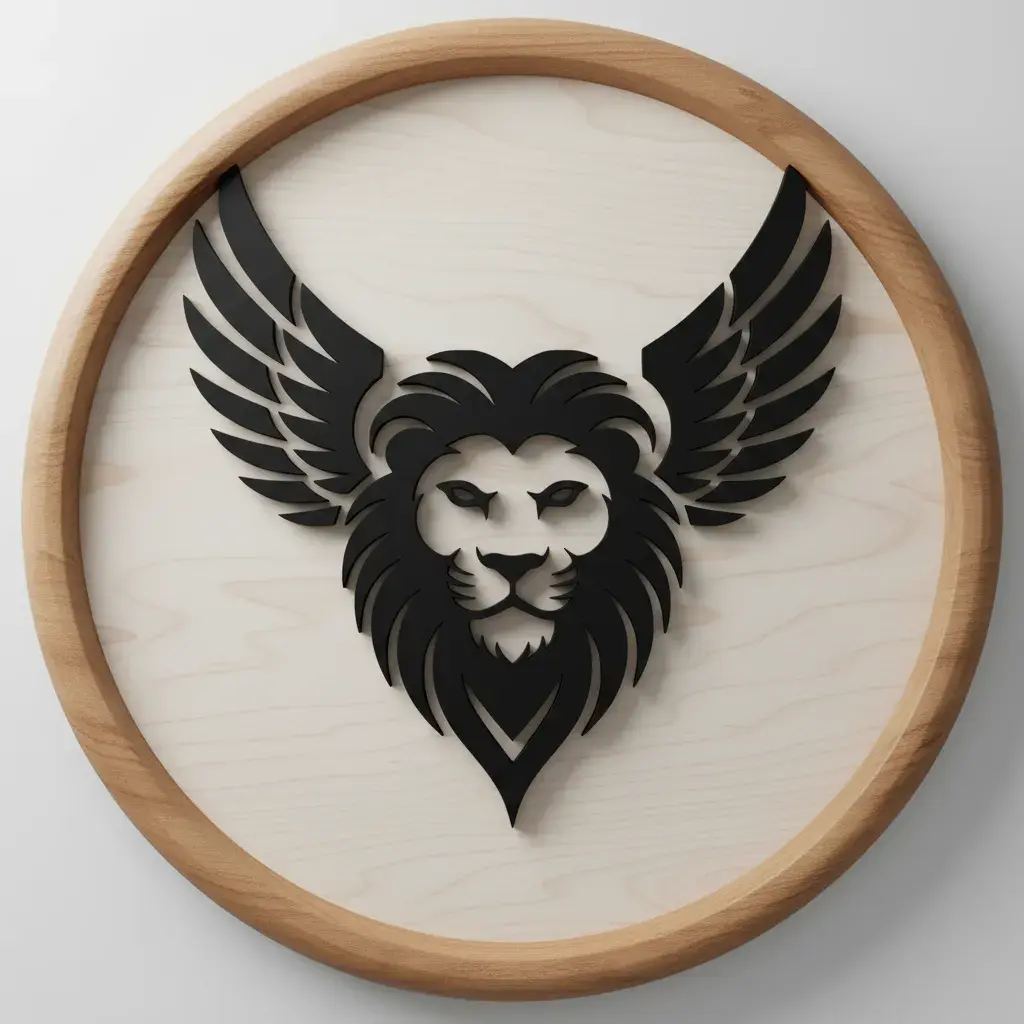 Home Decorations & Ornaments STL Download - Winged Lion – Heraldic ...