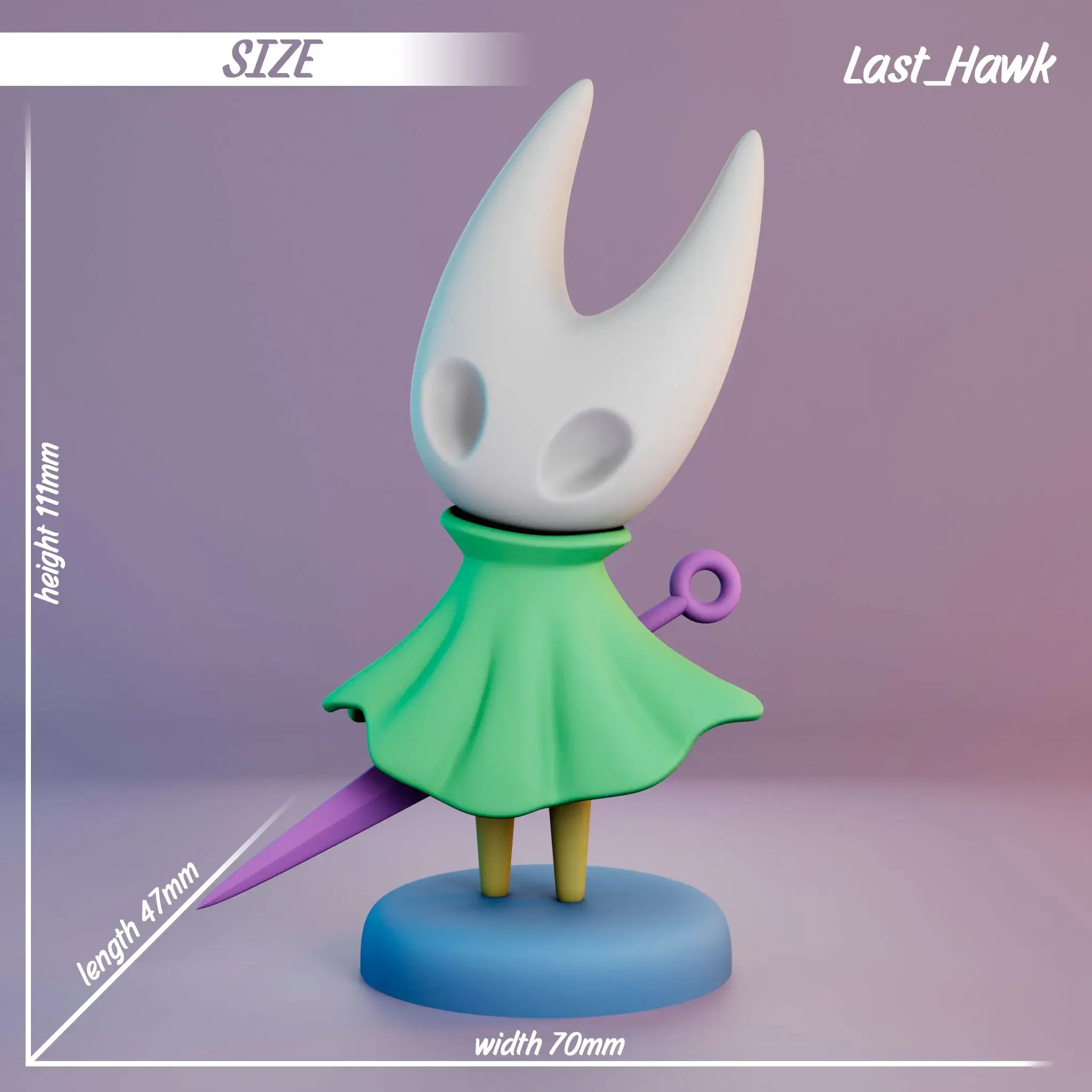 3D Printer Files | 3MF File | Hornet Hollow Knight | Creality Cloud