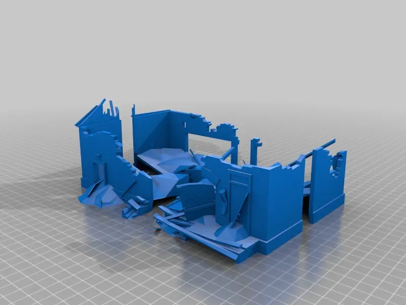 Free Tools & Spare Parts STL Download - various col de sac ruins and ...