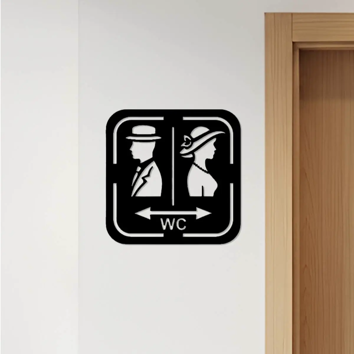 Other STL Download - WC, Toilet Sign, Restroomby OALPO