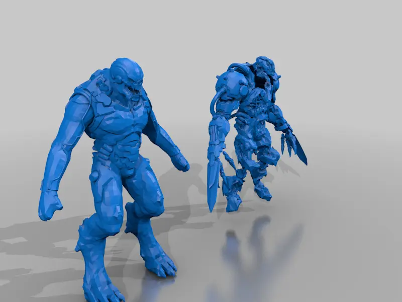 Free Characters & Creatures STL Download - doom mesh dumpby SMT_M 🦊