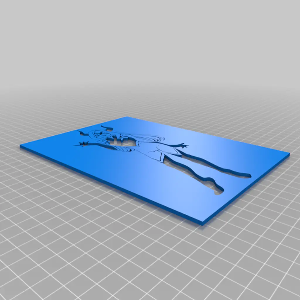 Mount Lady stencil | 3D models download | Creality Cloud