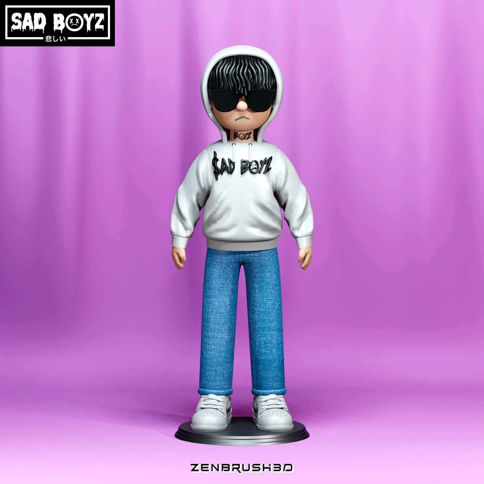 Characters & Creatures STL Download - CHIBI CARTOON STYLE - SAD BOYSby ...