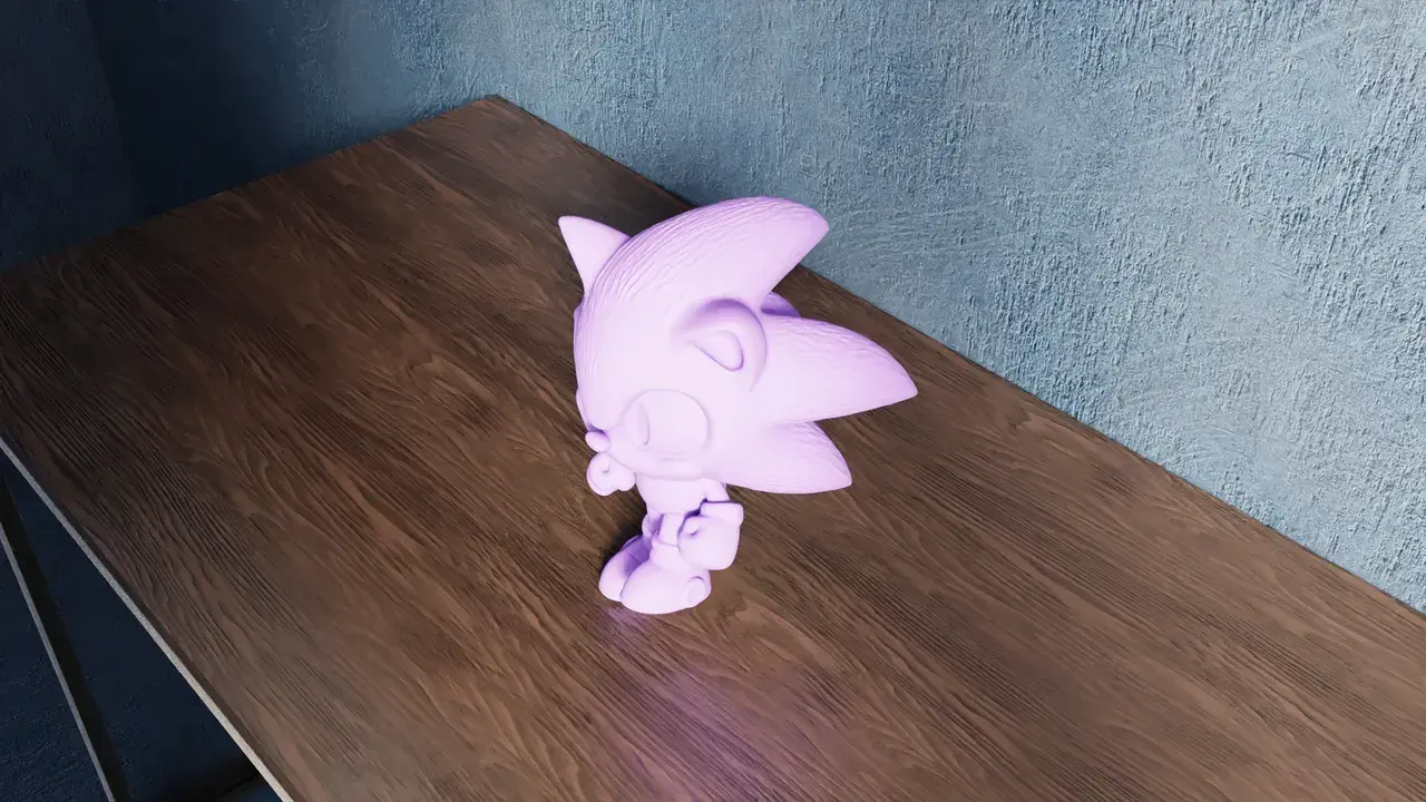 3D Printer Files | 3MF File | Sonic – Purple Blur | Creality Cloud