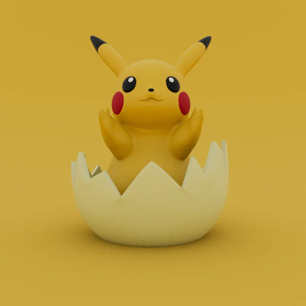 Other STL Download - Easter Special - Pikachu Pokemonby akash3dprints