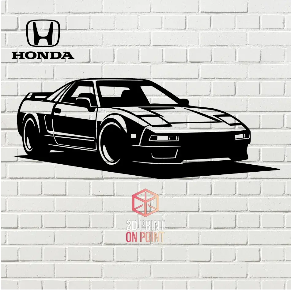Free Other STL Download - HONDA NSX VINTAGE - 2D WALL ART #1by ...