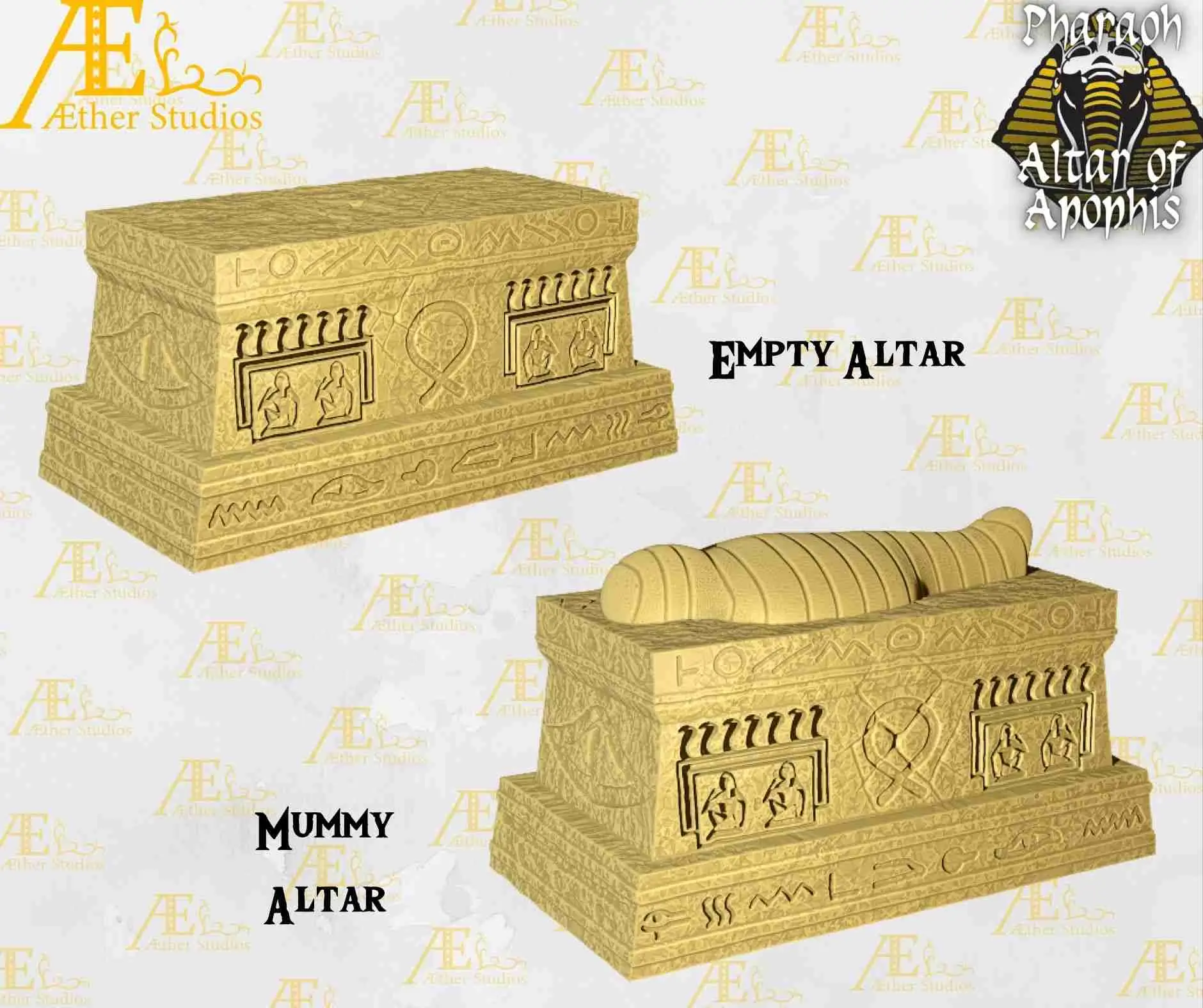 Miniatures STL Download - AEPHAR09 - Altar of Apophisby Aether Studios