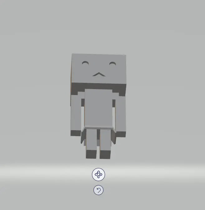 Free Characters & Creatures STL Download - Amazon Danbo Paper Botby Yajago
