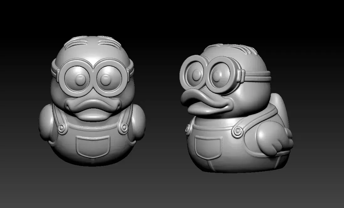 Other STL Download - Rubber Duck - Minion statue - 3D printby Rubber Duck