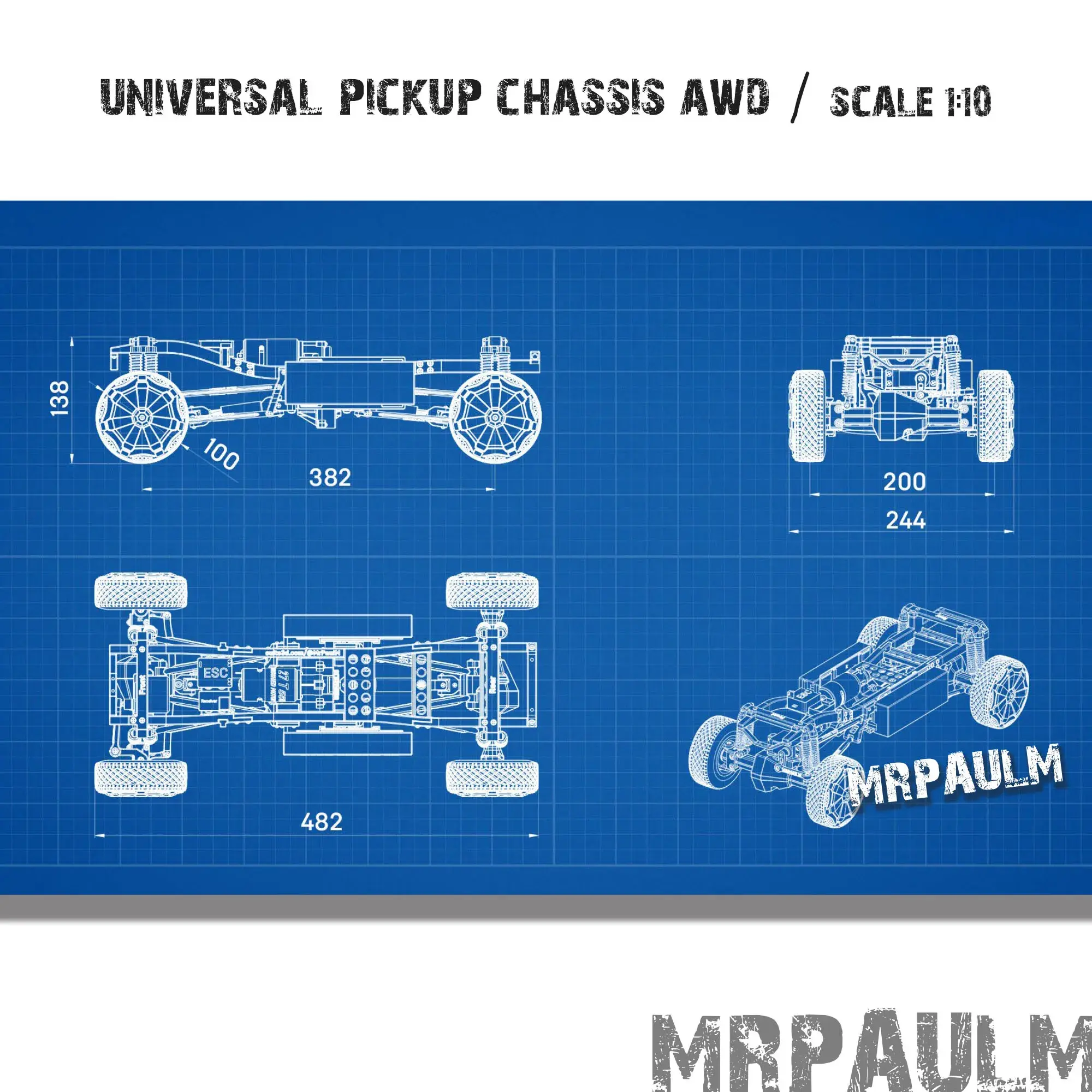 Electronics & RC (Remote Control) STL Download - Universal pickup ...