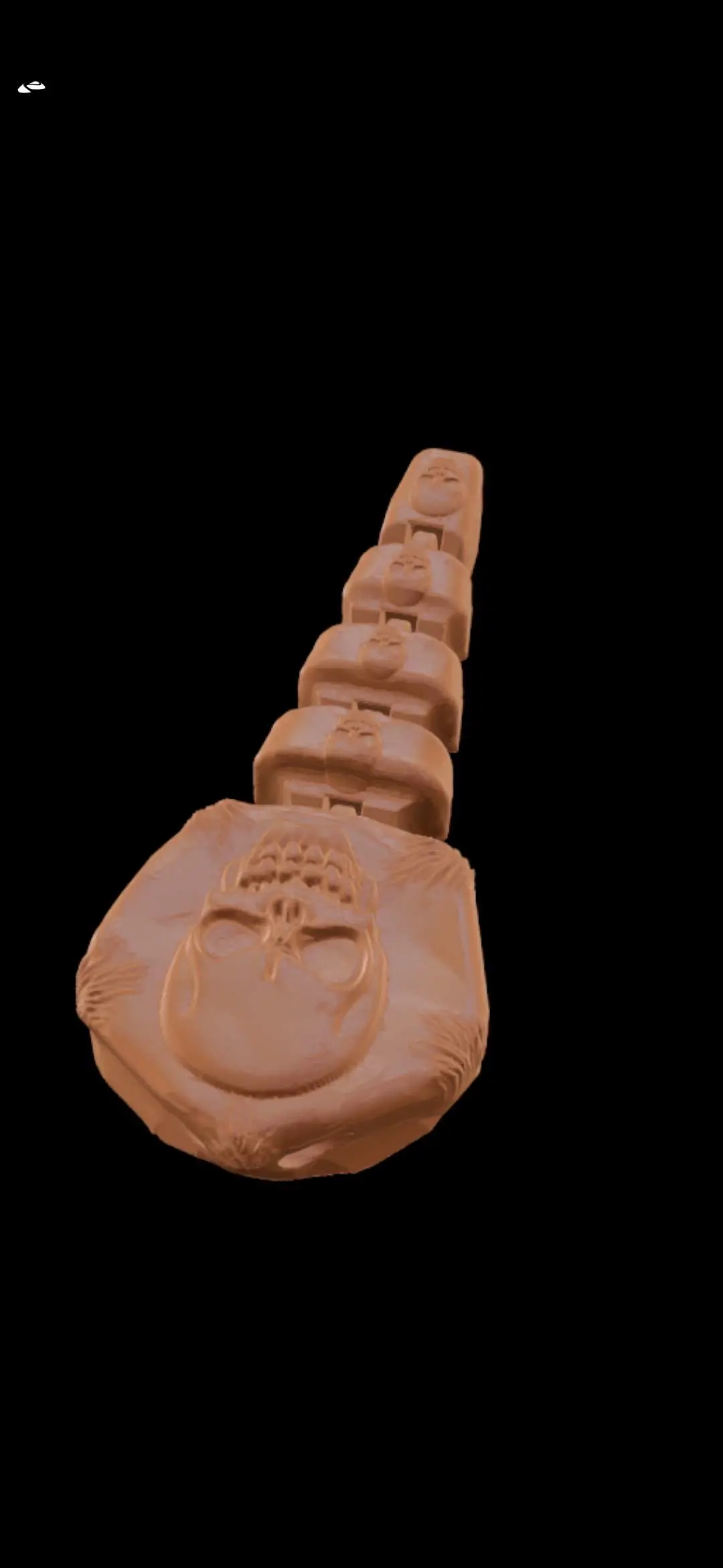 Jewelry & Accessories STL Download - skull designed key chain by ...