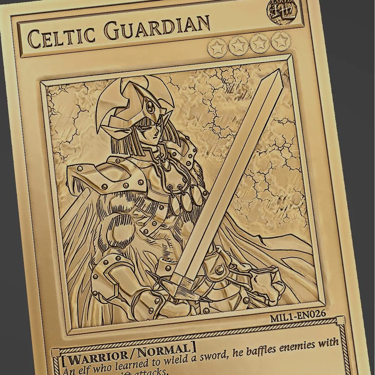 Other STL Download - Celtic Guardian - yu-gi-oh!by Wsonuchiha3D