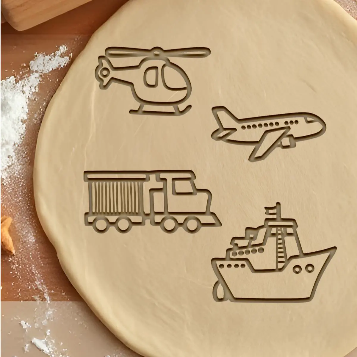 Other STL Descarga - Vehicle Set Cookie Cutter, Biscuit Cutter - OALPO