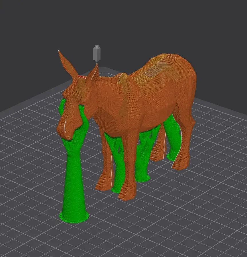 3D Printer Files | 3MF File | Donkey low-poly figurine | Creality Cloud