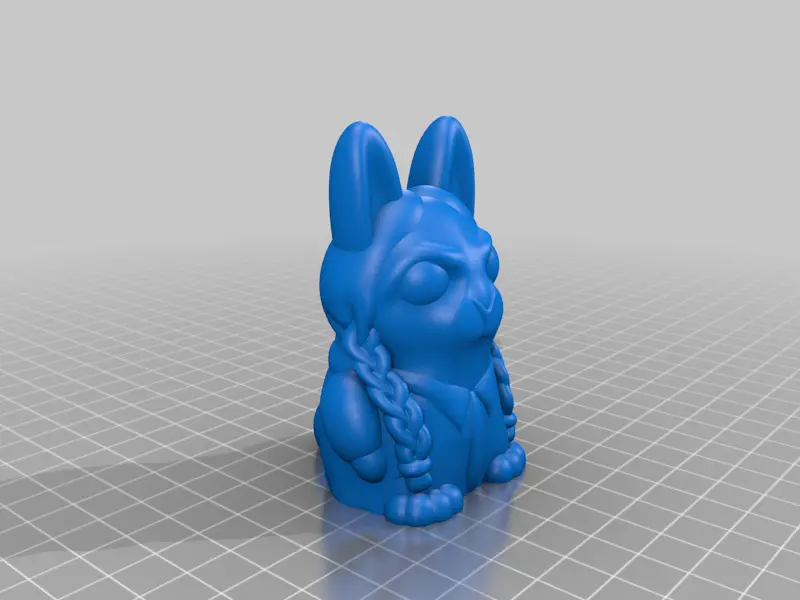 3D Printer Files | 3MF File | Wednesday Bunny Easter Egg | Creality Cloud