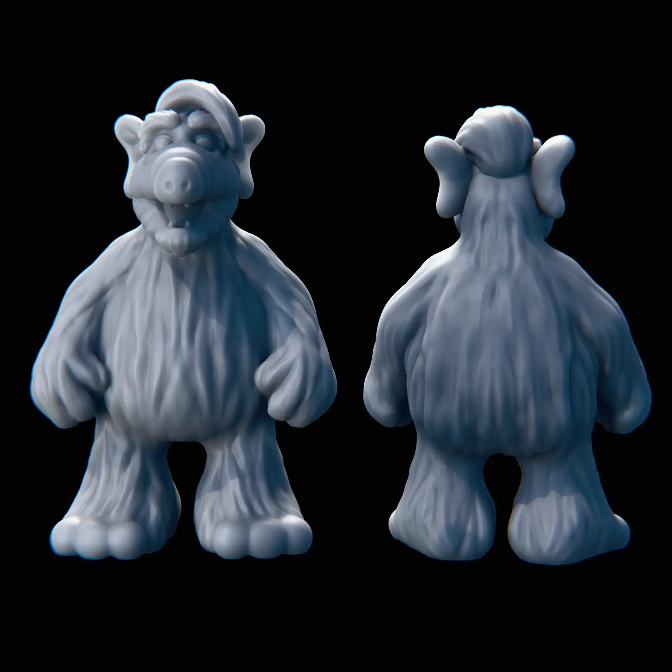 3D Printer Files | 3MF File | Alf Fan Art Figure | Creality Cloud