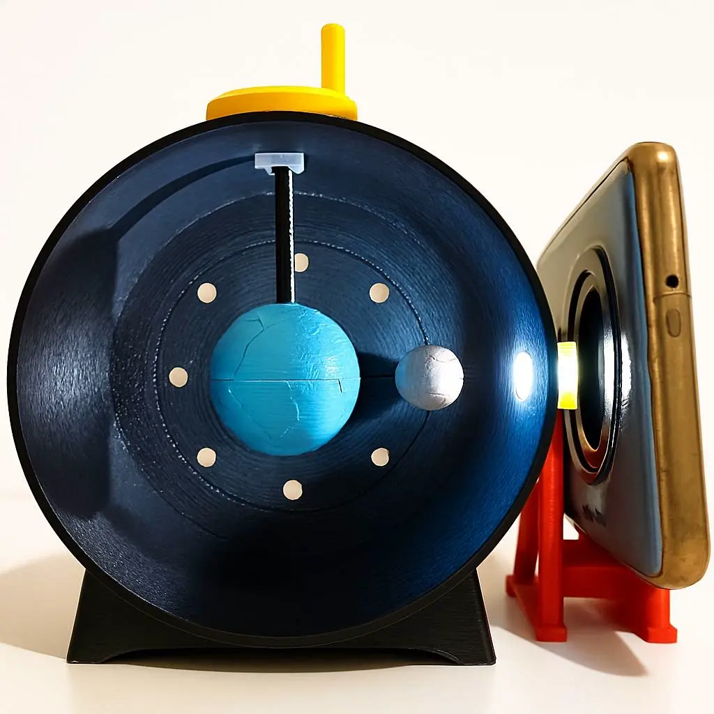 3D Printer Files | 3MF File | Solar Box: Earth-Moon | Creality Cloud