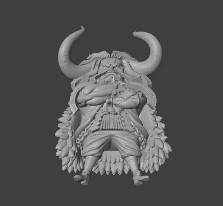 Characters & Creatures STL Download - Miniatura Kaido One Pieceby ...