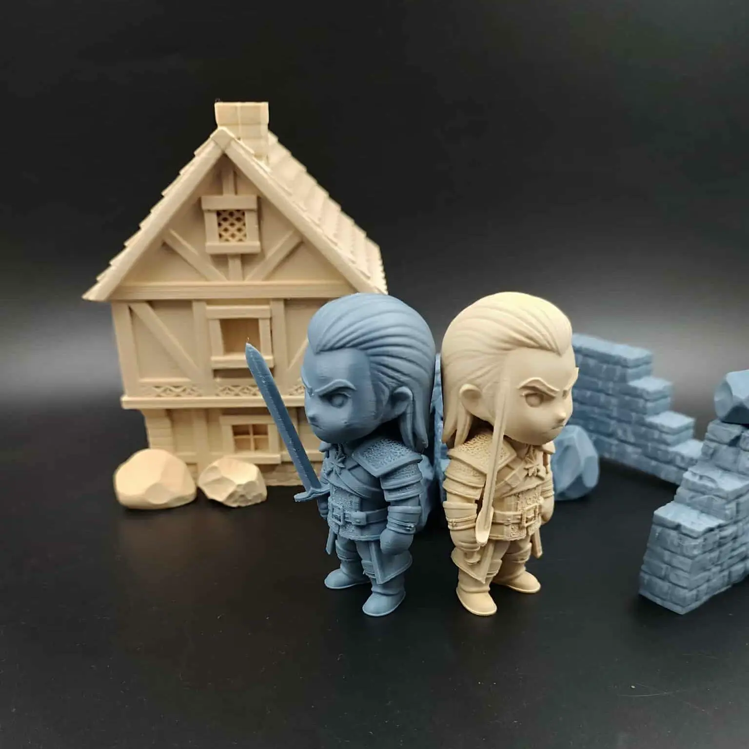 3D Printer Files | 3MF File | The Witcher Geralt of Rivia - Chibi - Toy ...