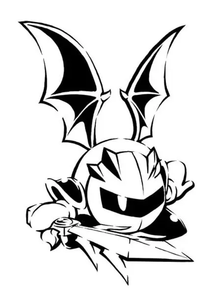 Free Other STL Download - Meta Knight Stencilby SMT_M 🦊