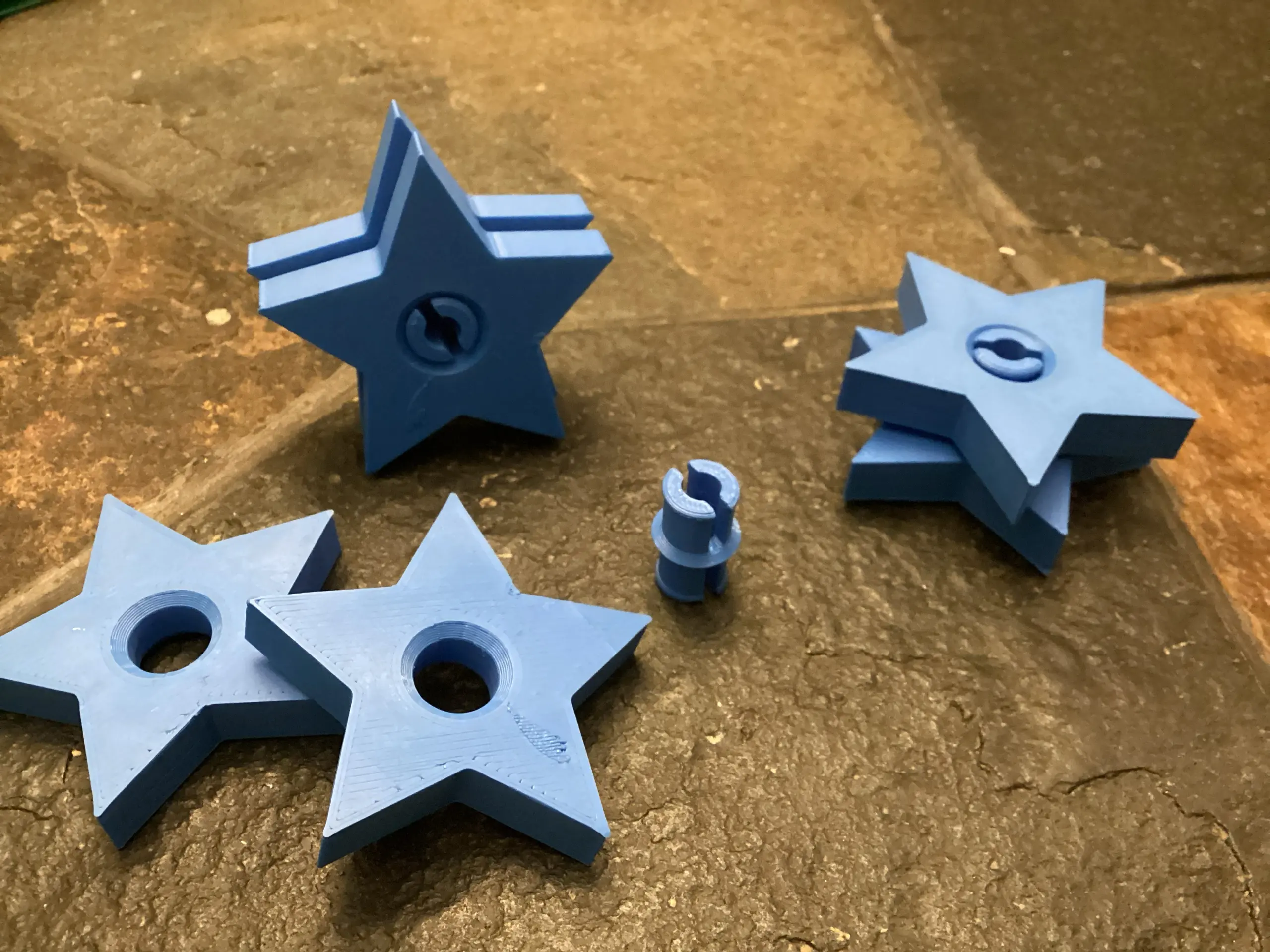 gratuita Construction Toys STL Descarga - Fidget spinner estrella ...