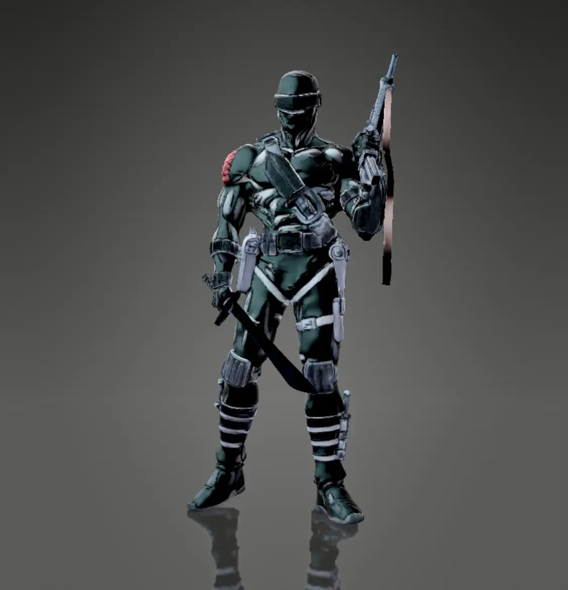 Characters & Creatures STL Download - Snake eyesby Foxtrot007