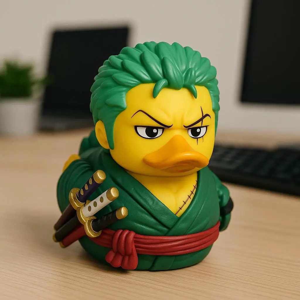 Characters & Creatures STL Download - Rubber Duck - Roronoa Zoro ONE ...