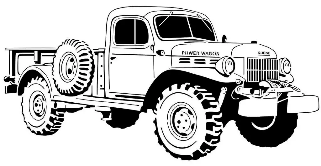 Free Vehicles & Machinery STL Download - Power wagon stendilby SMT_M 🦊