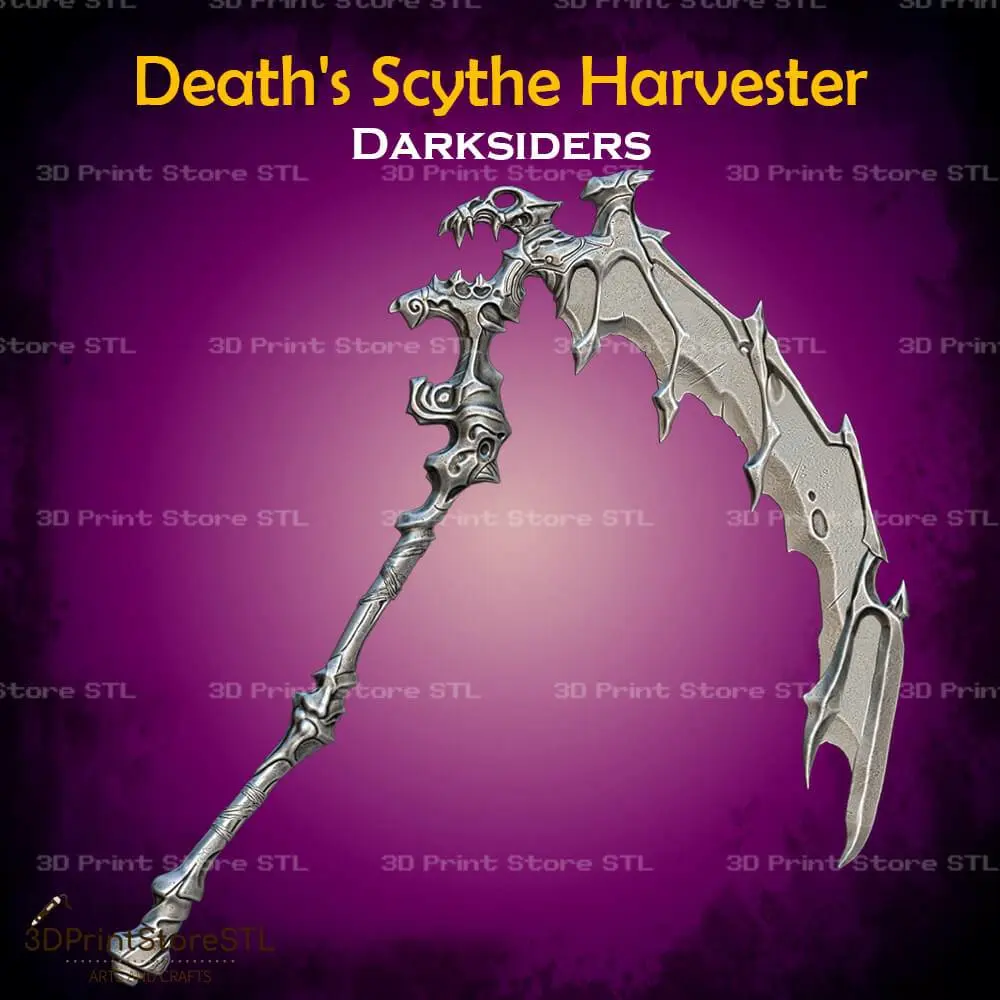 Cosplay STL Download - Deaths Scythe Harvester Cosplay Darksiders - STL ...