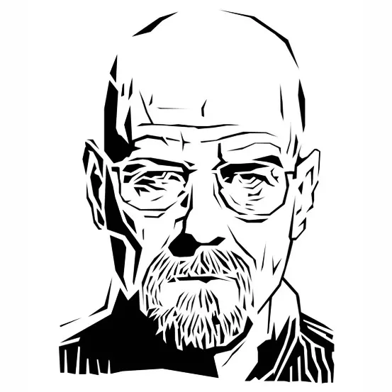Free Digital Art STL Download - Breaking Bad stencilby SMT_M 🦊