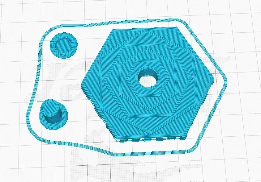 3D Printer Files | 3MF File | Hexagon spinner | Creality Cloud