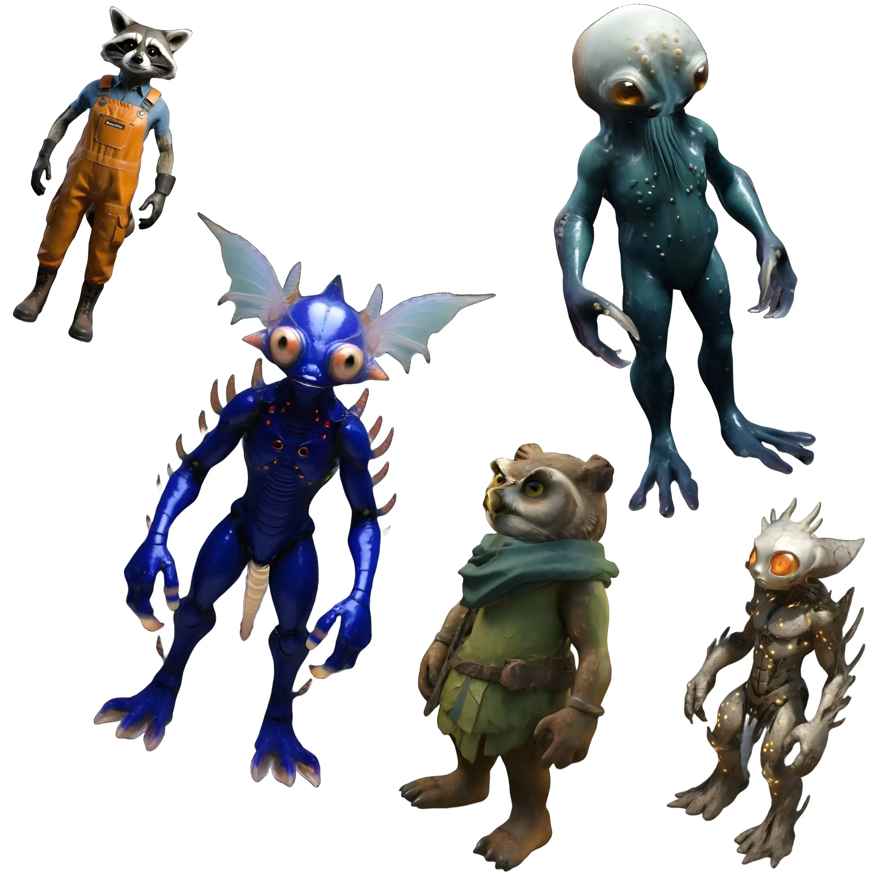 Fantasy Creature Collection - Character Series | 3D models download ...