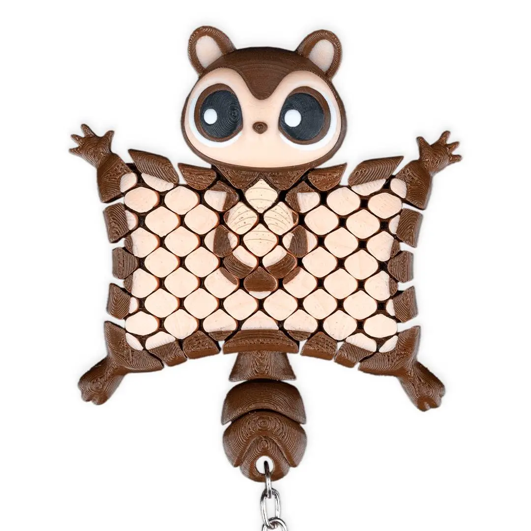 Other STL Download - Articulated Squirrel Keychainby DRAKLORN