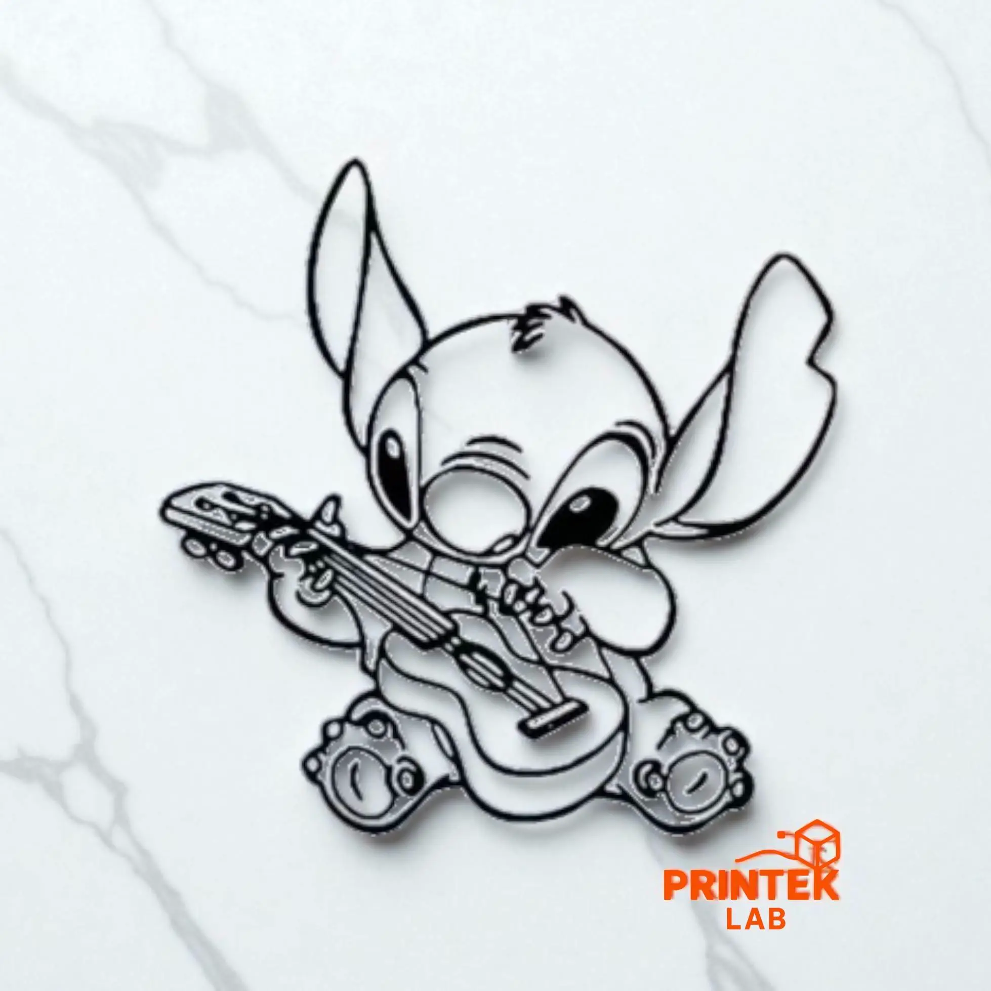 3D Printer Files | 3MF File | Art murale Stitch