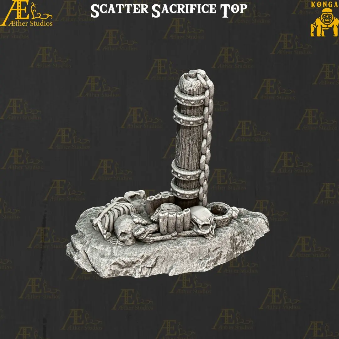 Props & Terrain STL Download - AEKNGA02 - Konga Sacrificeby Aether Studios