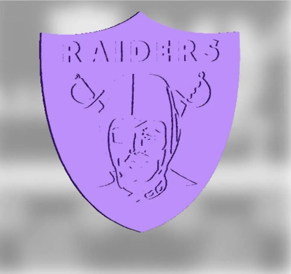 Free Badges & Coins STL Download - Oakland raiders by hjm