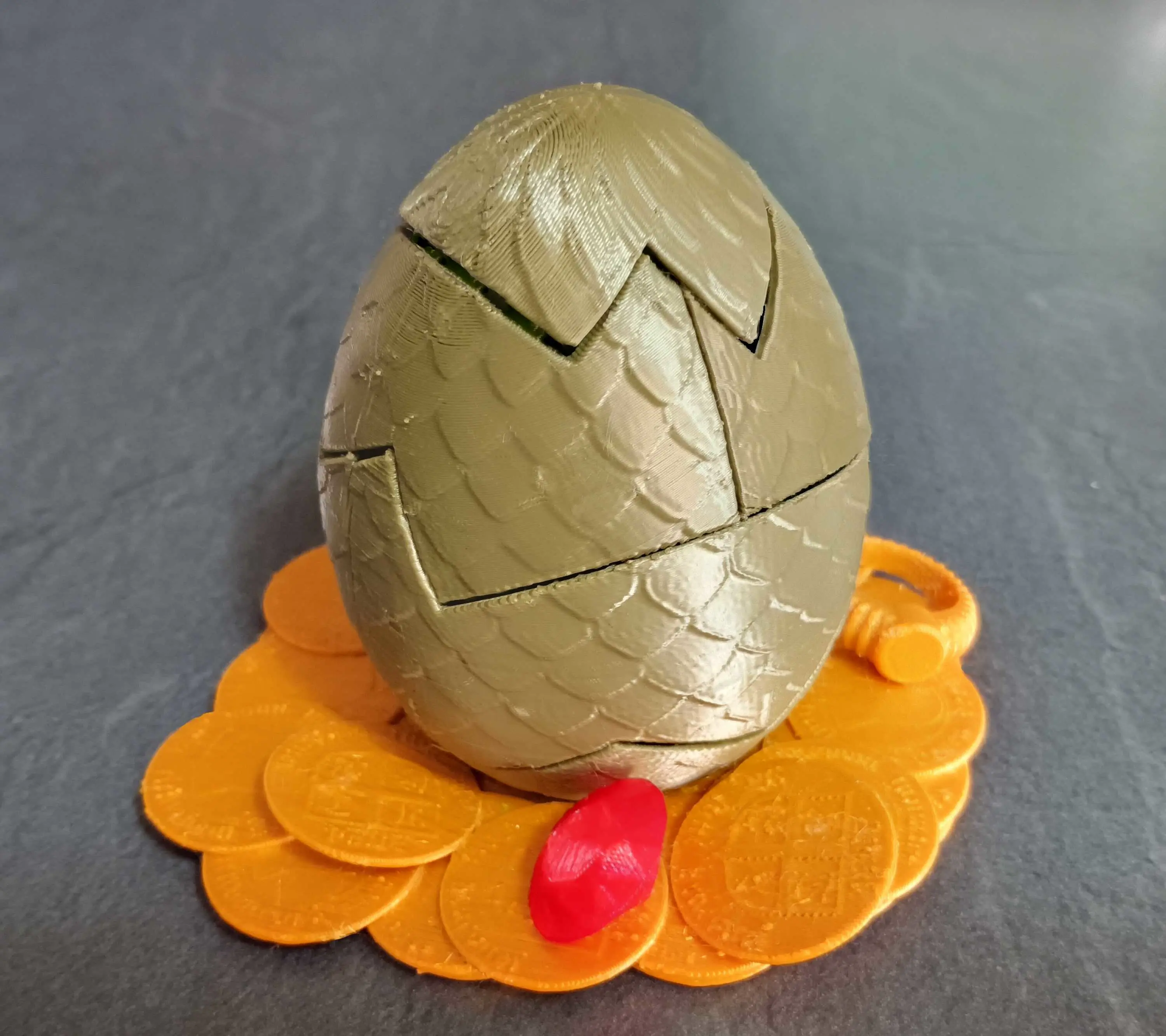 Other STL Download - Baby Dragon Easter Eggby Edna Lab