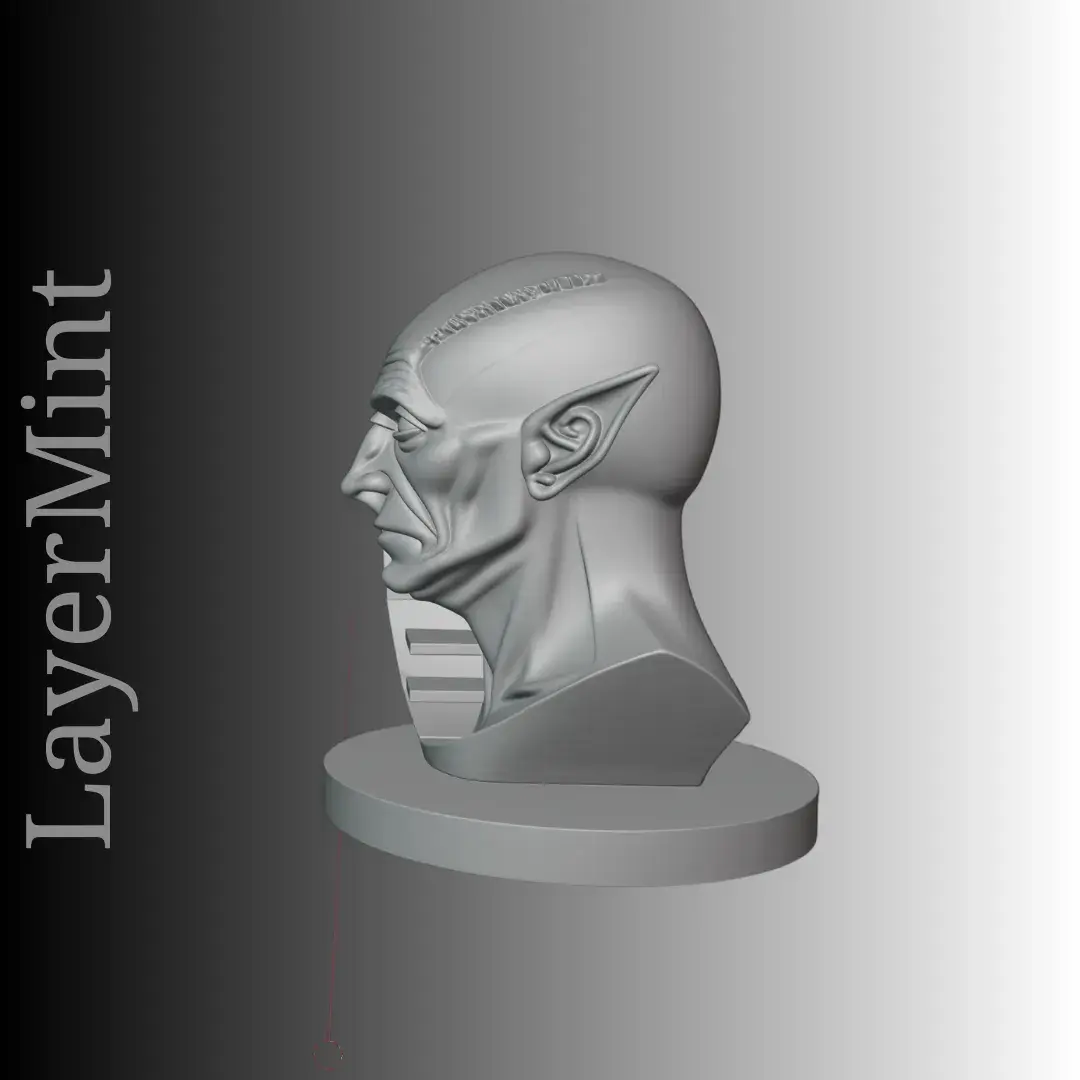 3D Printer Files | 3MF File | Elf Bust Shelf 3D Model – Printable ...