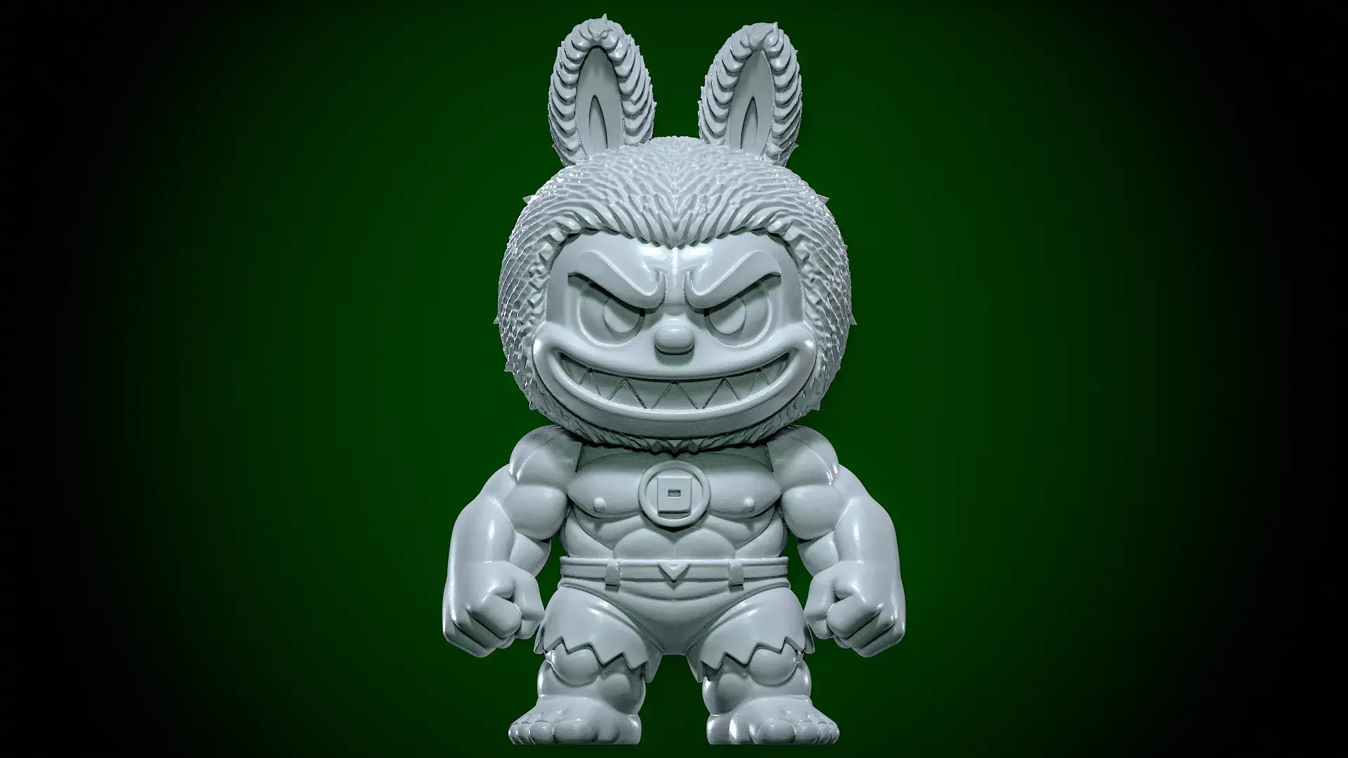 3D Printer Files | 3MF File | Labubu - Hulk DC Comics statue - 3D print ...