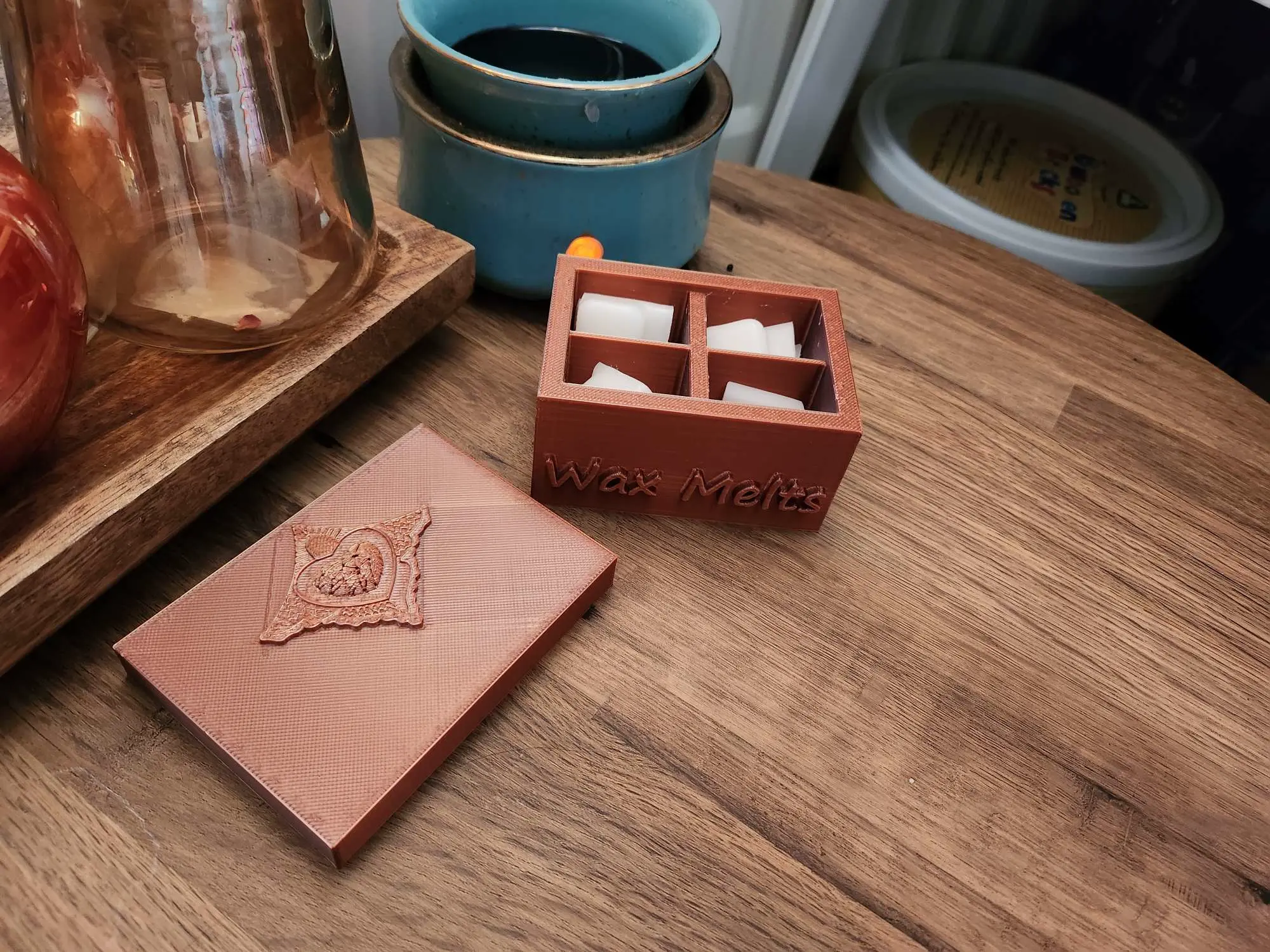 Hobbies & DIY STL Download - wax melt storage box containerby ...