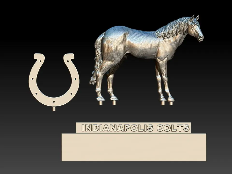 Miniature Games & Accessories STL Download - NCAA - INDIANAPOLIS COLTS ...
