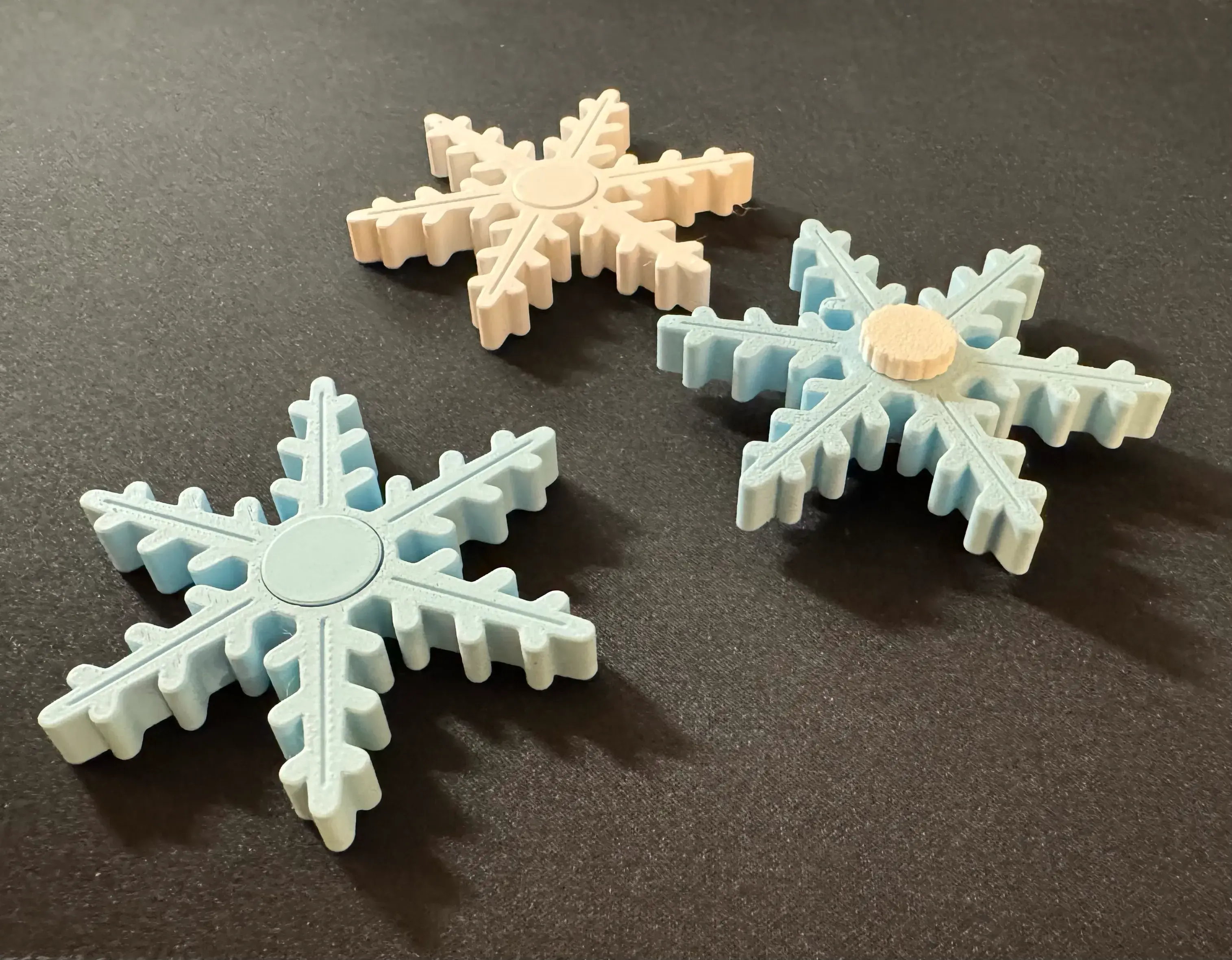Snowflake Fidget Spinners | 3D models download | Creality Cloud